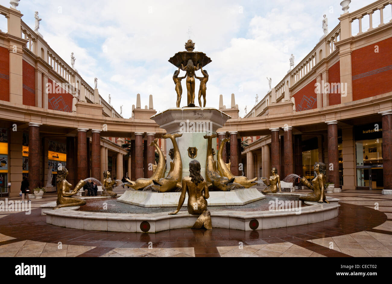 Barton Square at INTU Trafford Centre in Manchester. Showing classical ...