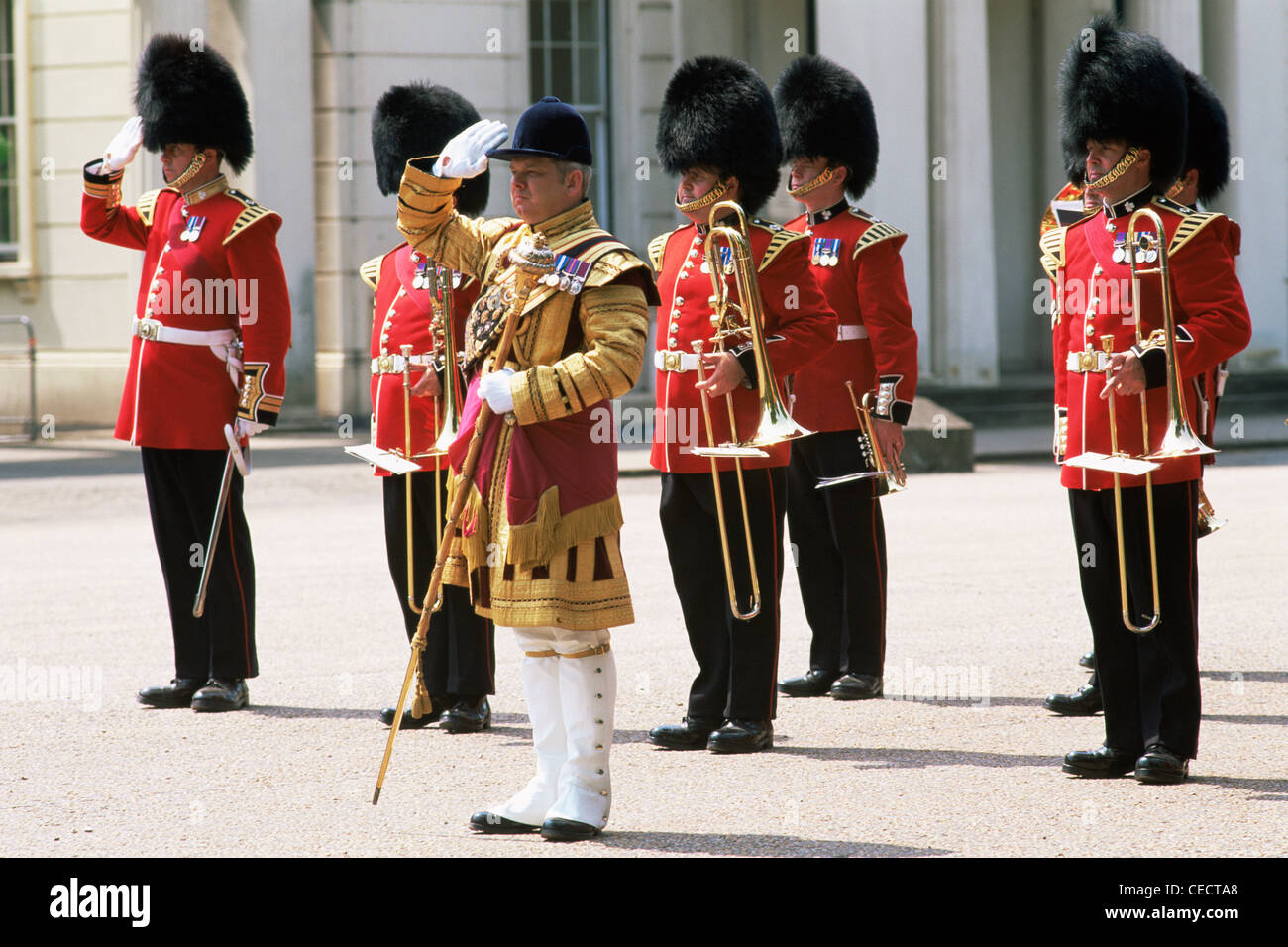 United Kingdom, Great Britain, England, London, Changing of the Guard ...