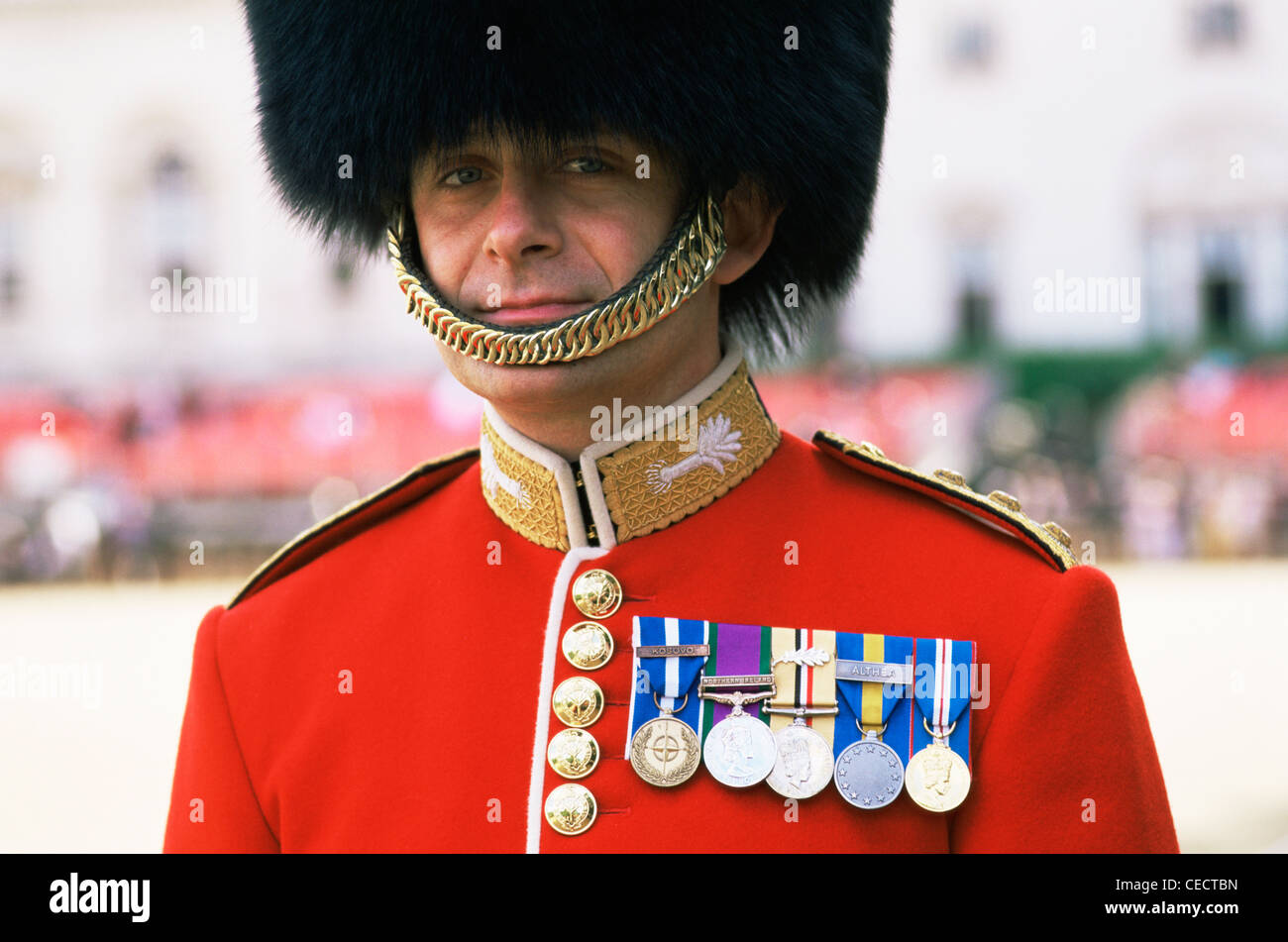 United Kingdom, Great Britain, England, London, Portrait of Guard Stock ...