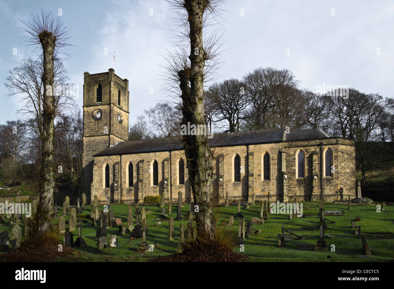 st paul's church compstall Stock Photo - Alamy