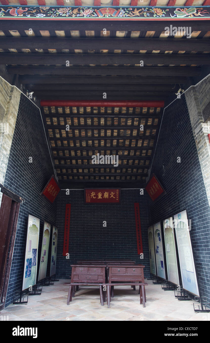 Yi Tai Study Hall, Kam Tim, New Territories, Hong Kong, China Stock ...