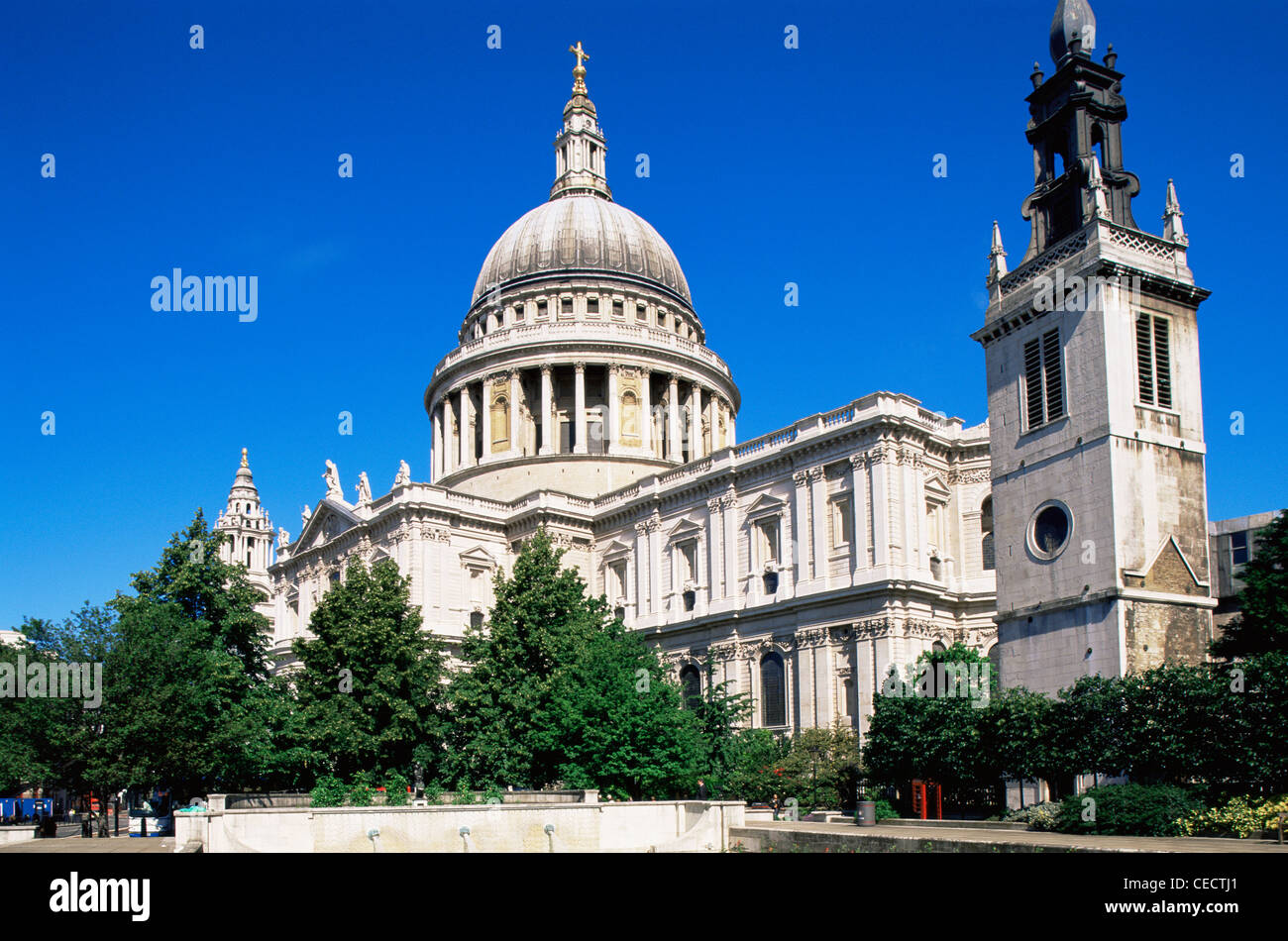 United Kingdom, Great Britain, England, London, St Paul's Cathedral ...