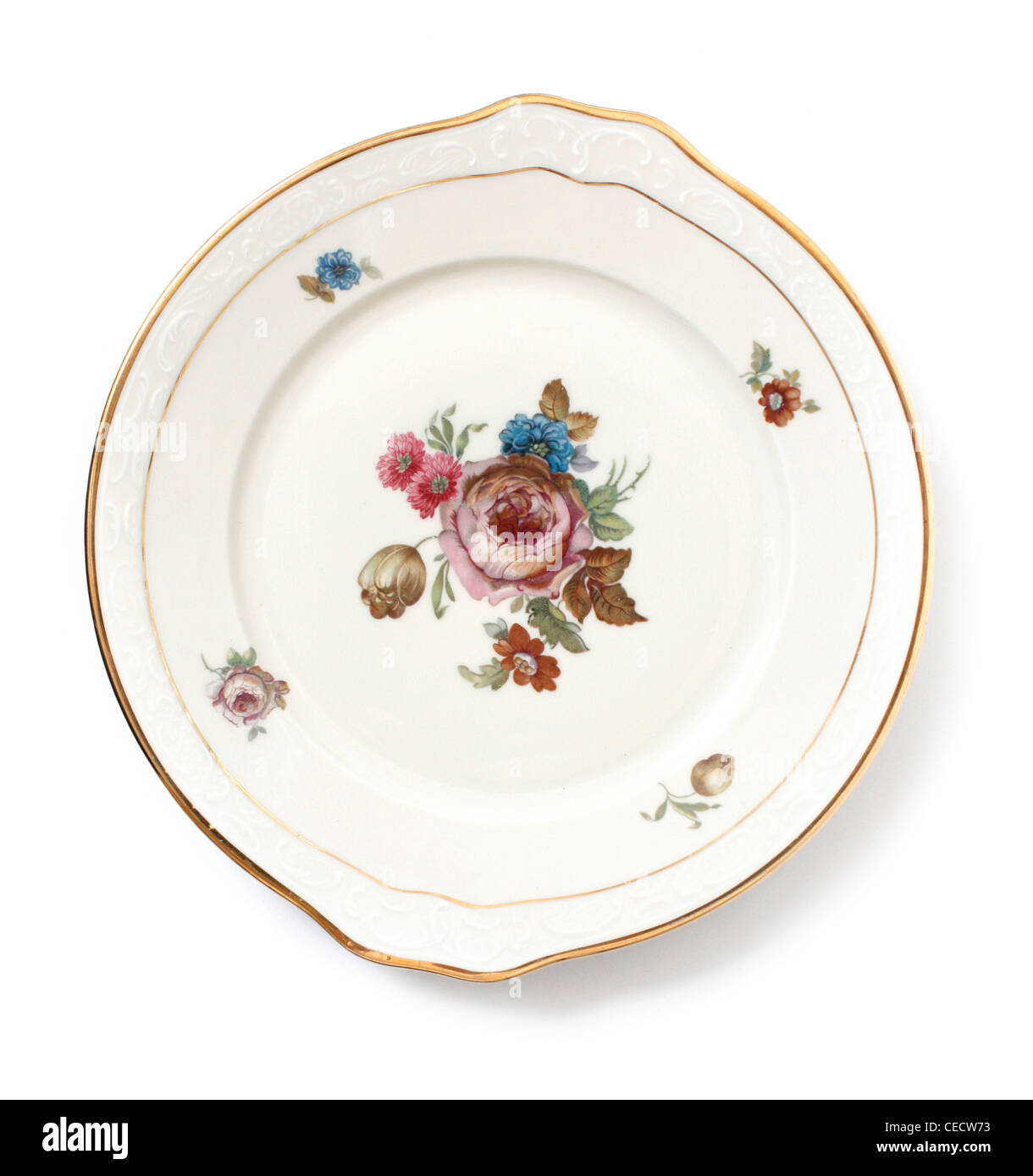 Old dinner plate Stock Photo - Alamy