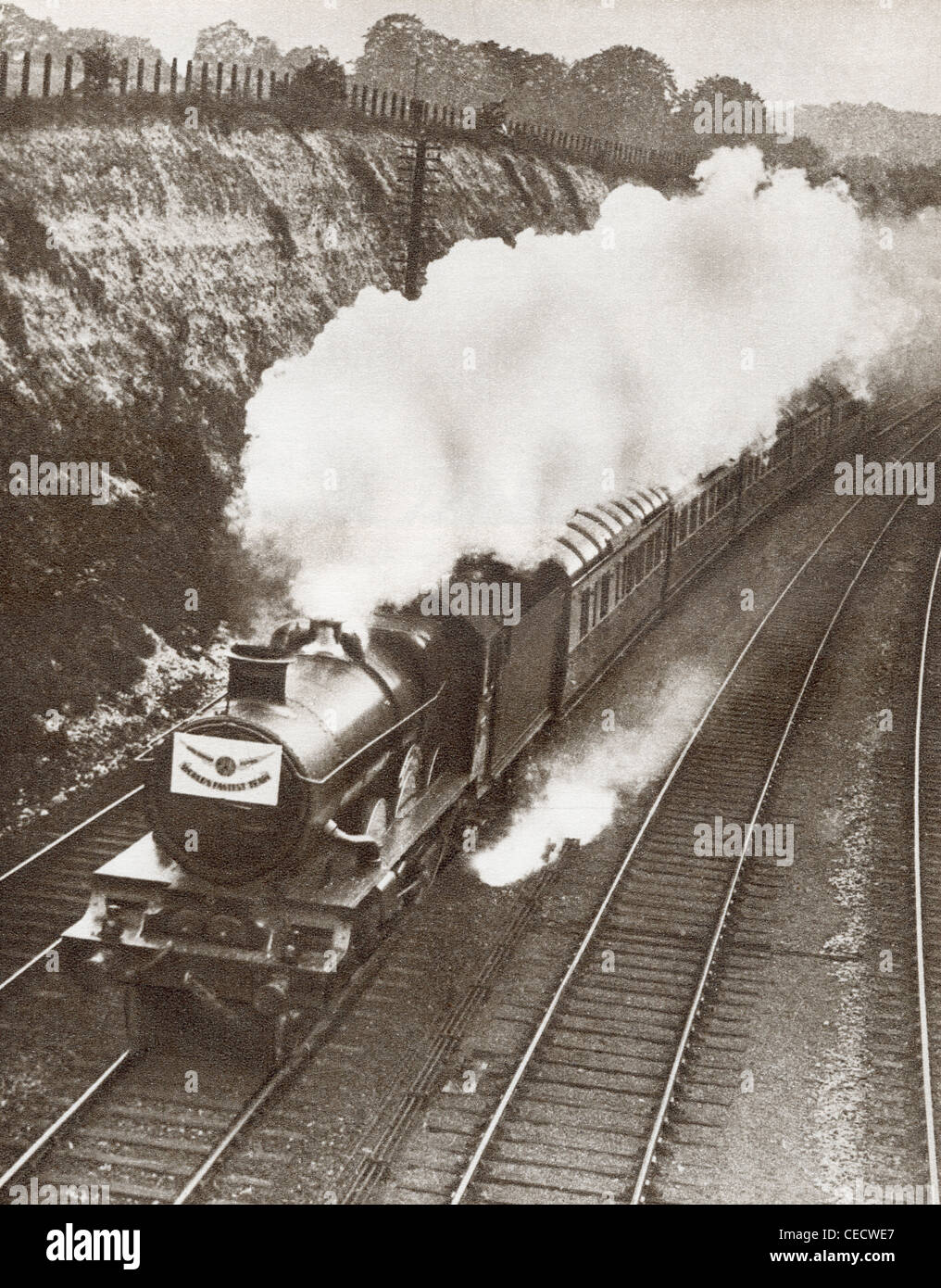 The Cheltenham Flyer aka The Cheltenham Spa Express train in 1931 Stock ...