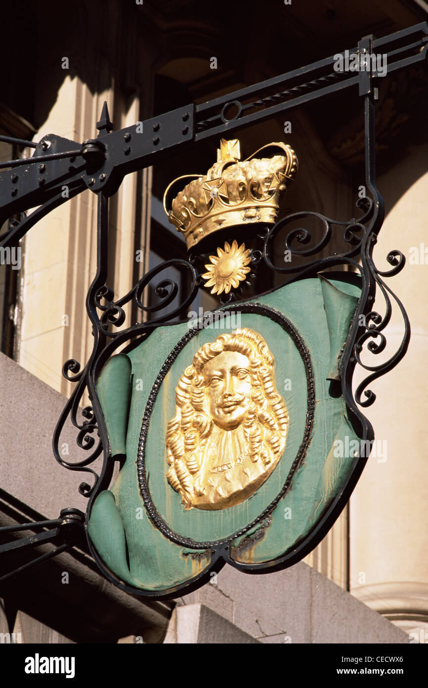 England, London, The City, Lombard Street, Traditional Banking Street ...