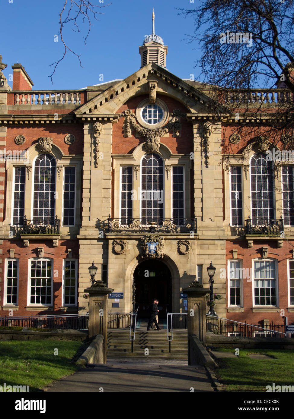 The front entrance of the Sir Frederick Mappin Building University of ...