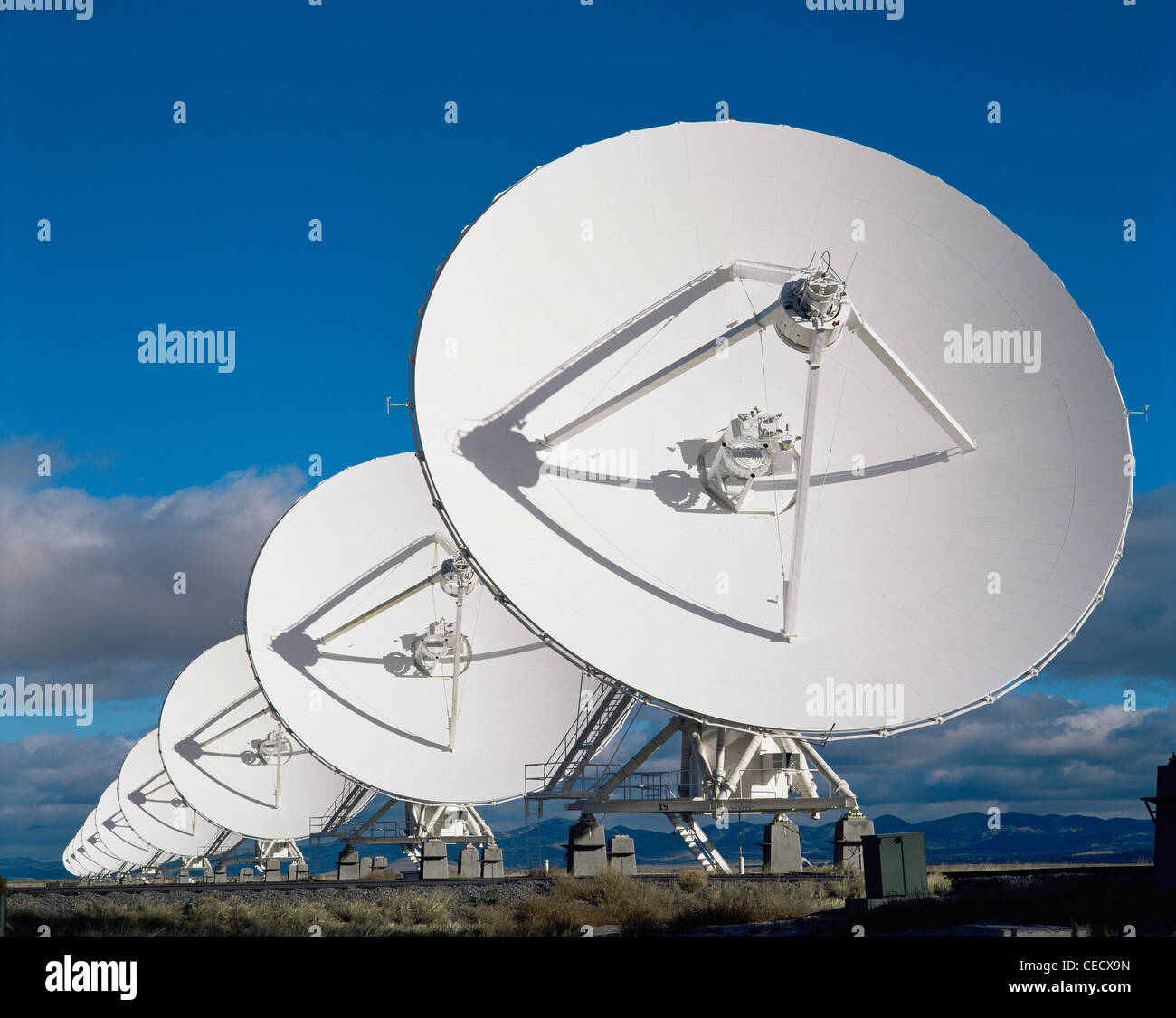 U.S.A., New Mexico, Socorro, The Very Large Array are Radio Telescopes ...