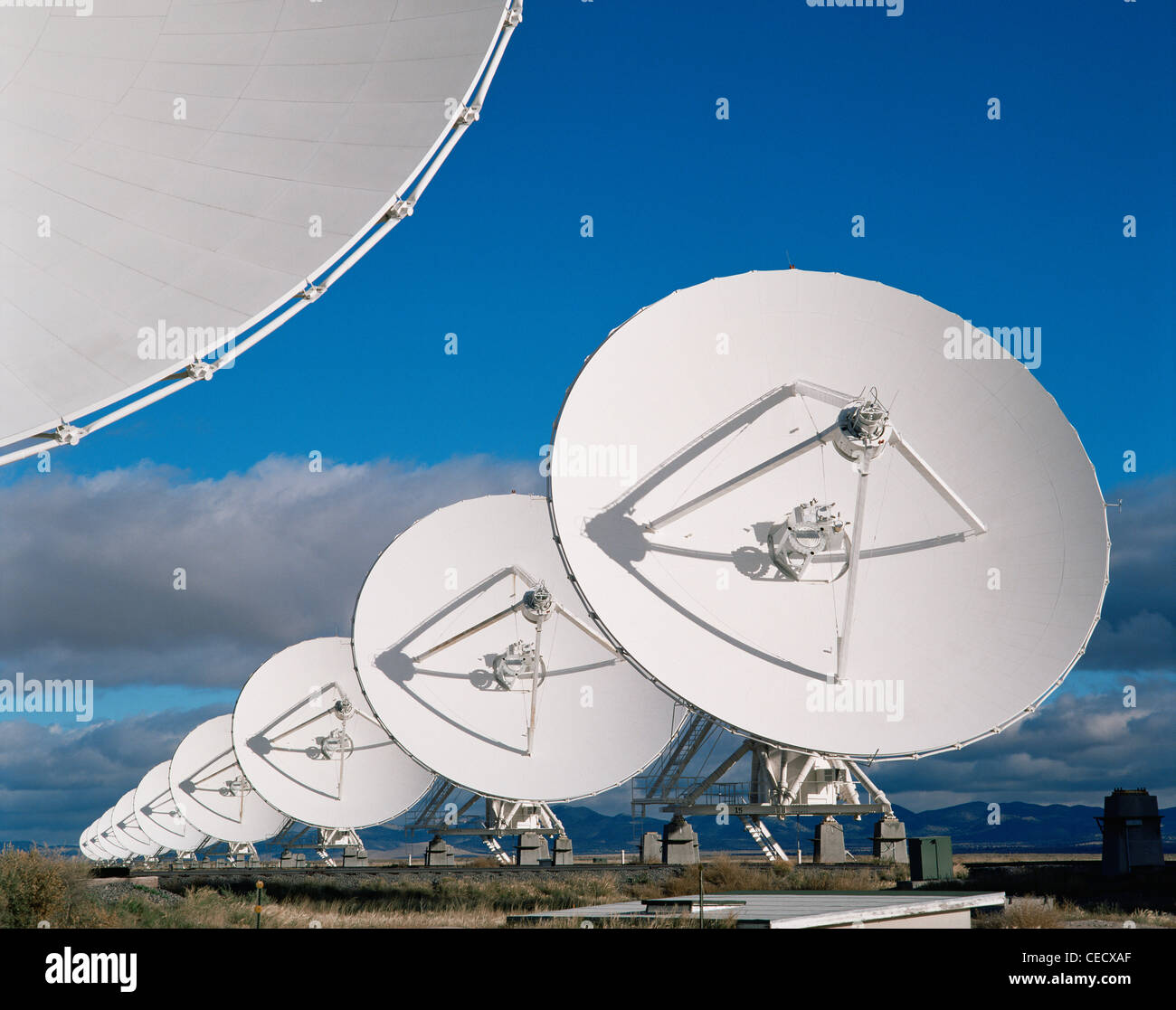 U.S.A., New Mexico, Socorro, The Very Large Array are Radio Telescopes ...