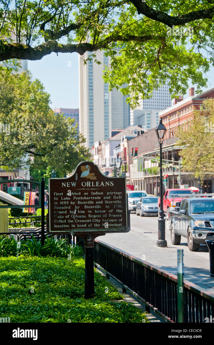 Jackson Square in New Orleans French Quarter Stock Photo - Alamy