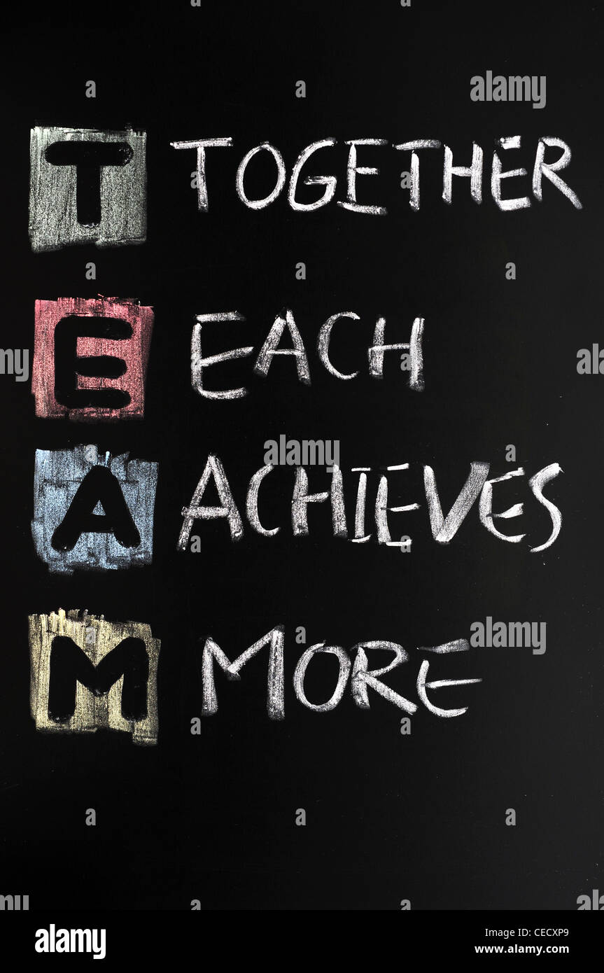 blackboard concept chalk teamwork strategy chalkboard board drawing ...