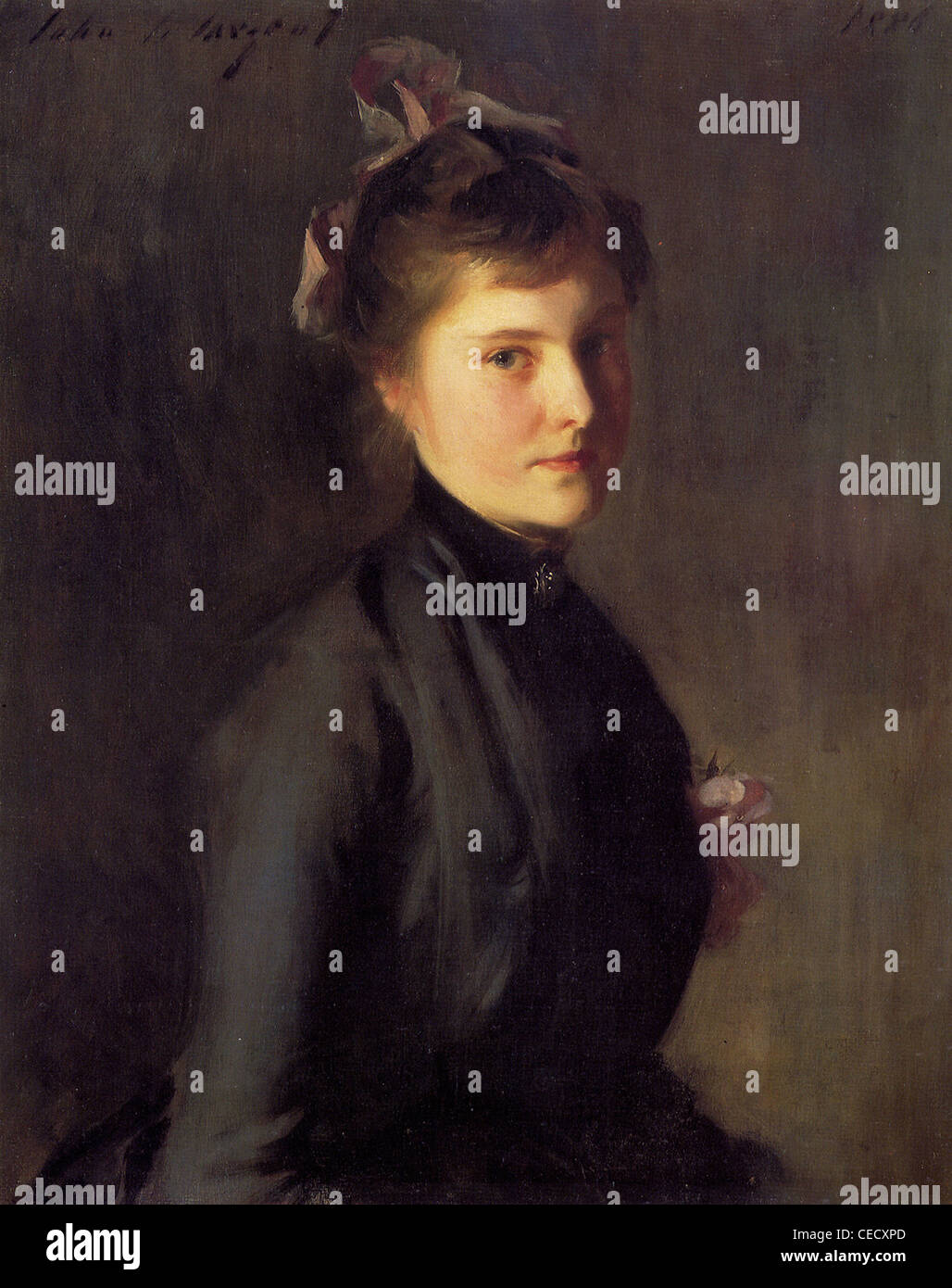 John Singer Sargent Violet 1886 XIX th century Stock Photo - Alamy