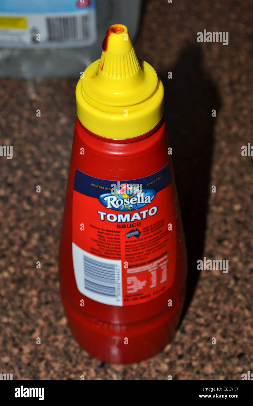 Bottle of tomato sauce from Australia Stock Photo - Alamy