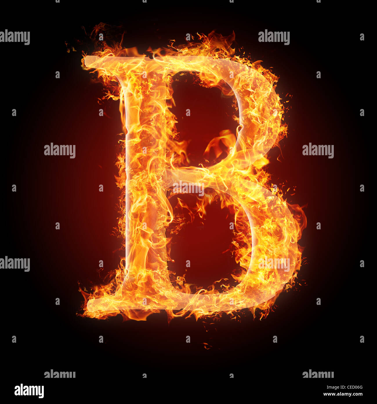Burning objects and objects on fire background Stock Photo - Alamy