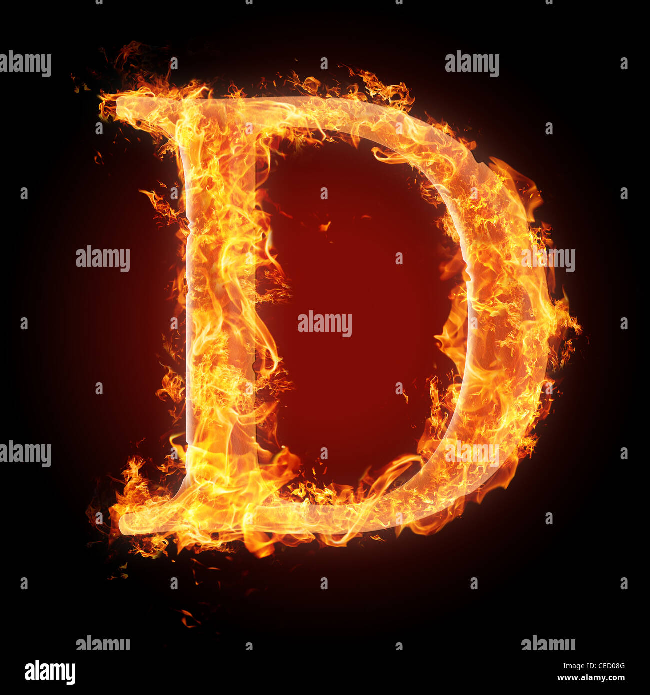 Burning objects and objects on fire background Stock Photo - Alamy