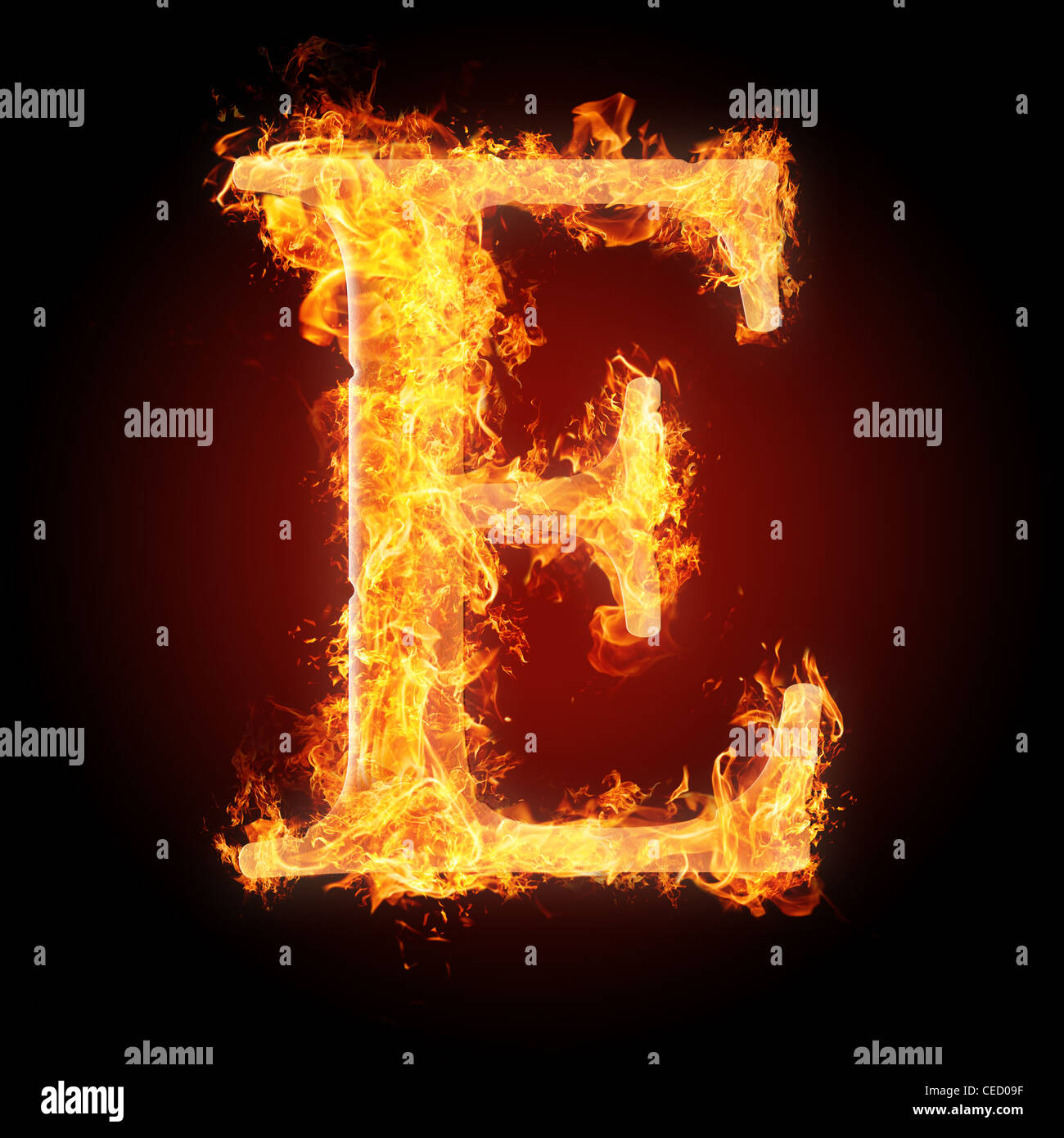 Burning objects and objects on fire background Stock Photo - Alamy