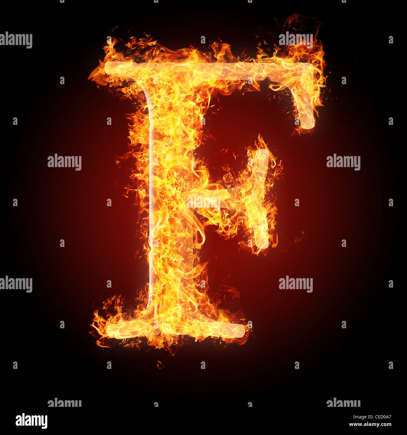 Burning objects and objects on fire background Stock Photo - Alamy