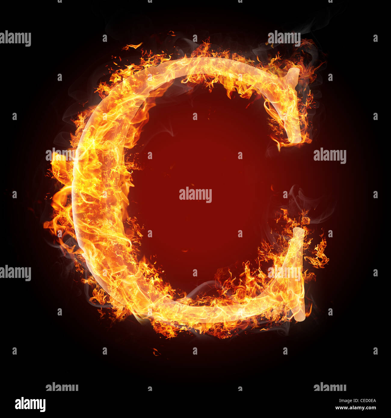 Burning objects and objects on fire background Stock Photo - Alamy