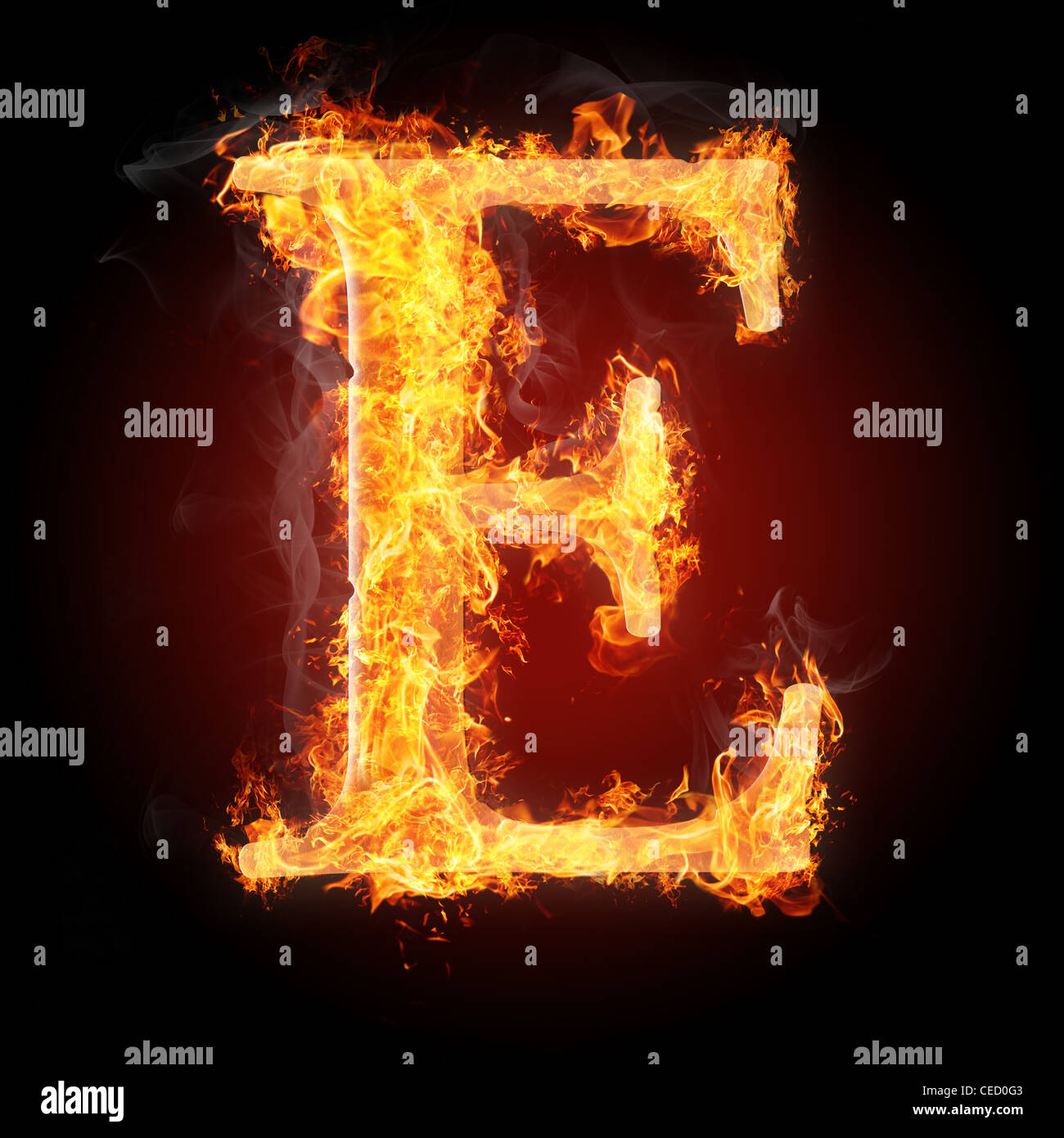 Burning objects and objects on fire background Stock Photo - Alamy