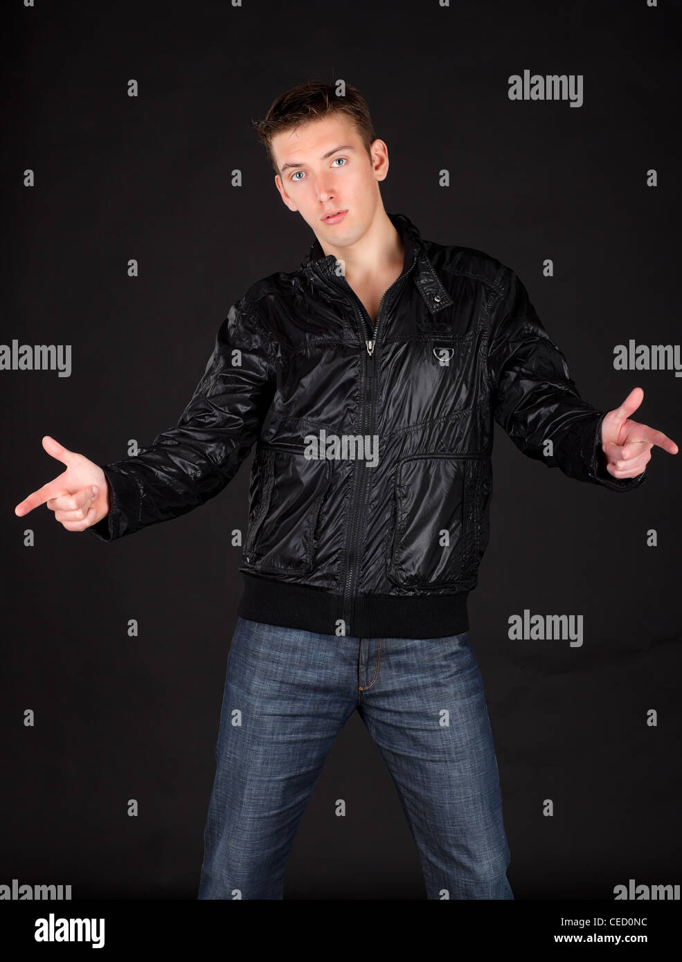 Portrait of a young man Stock Photo - Alamy