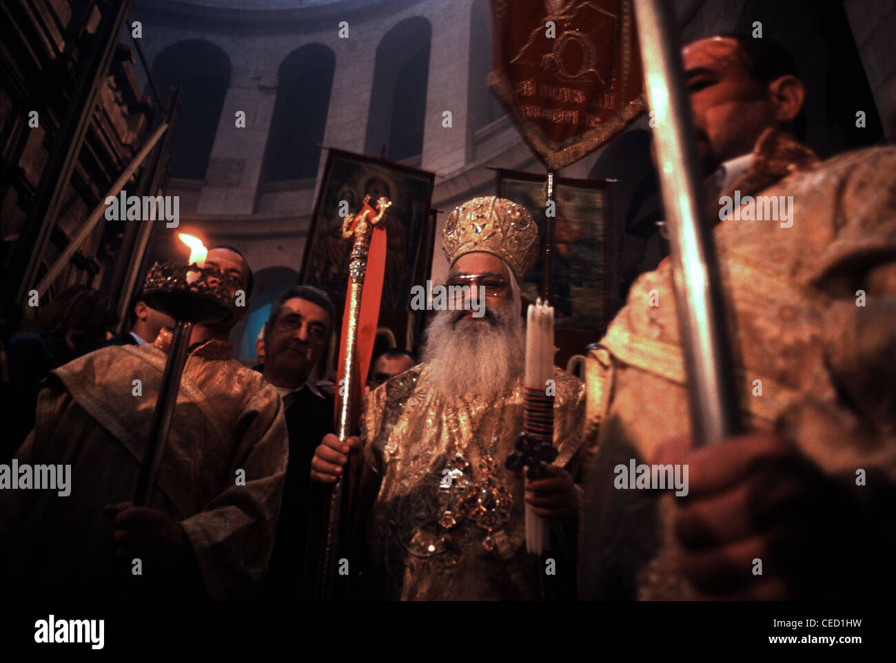 Religious procession in coptic orthodox hi-res stock photography and ...