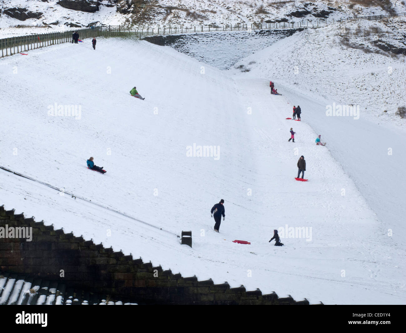 Toboggan hillside hi-res stock photography and images - Alamy