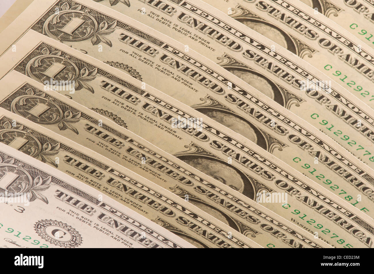 Close up American dollar bills Stock Photo - Alamy