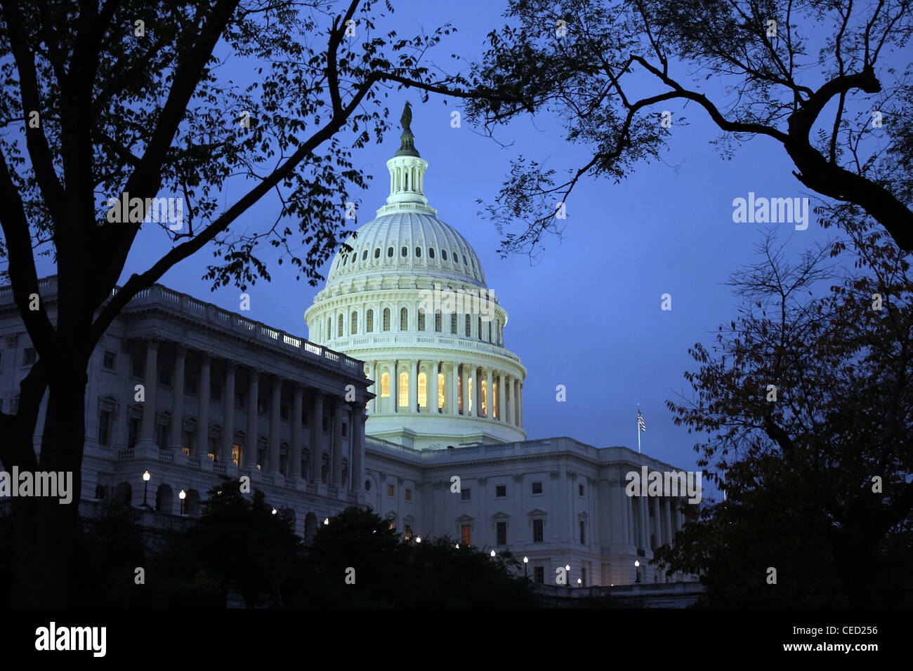 Capitol by night Stock Photo - Alamy