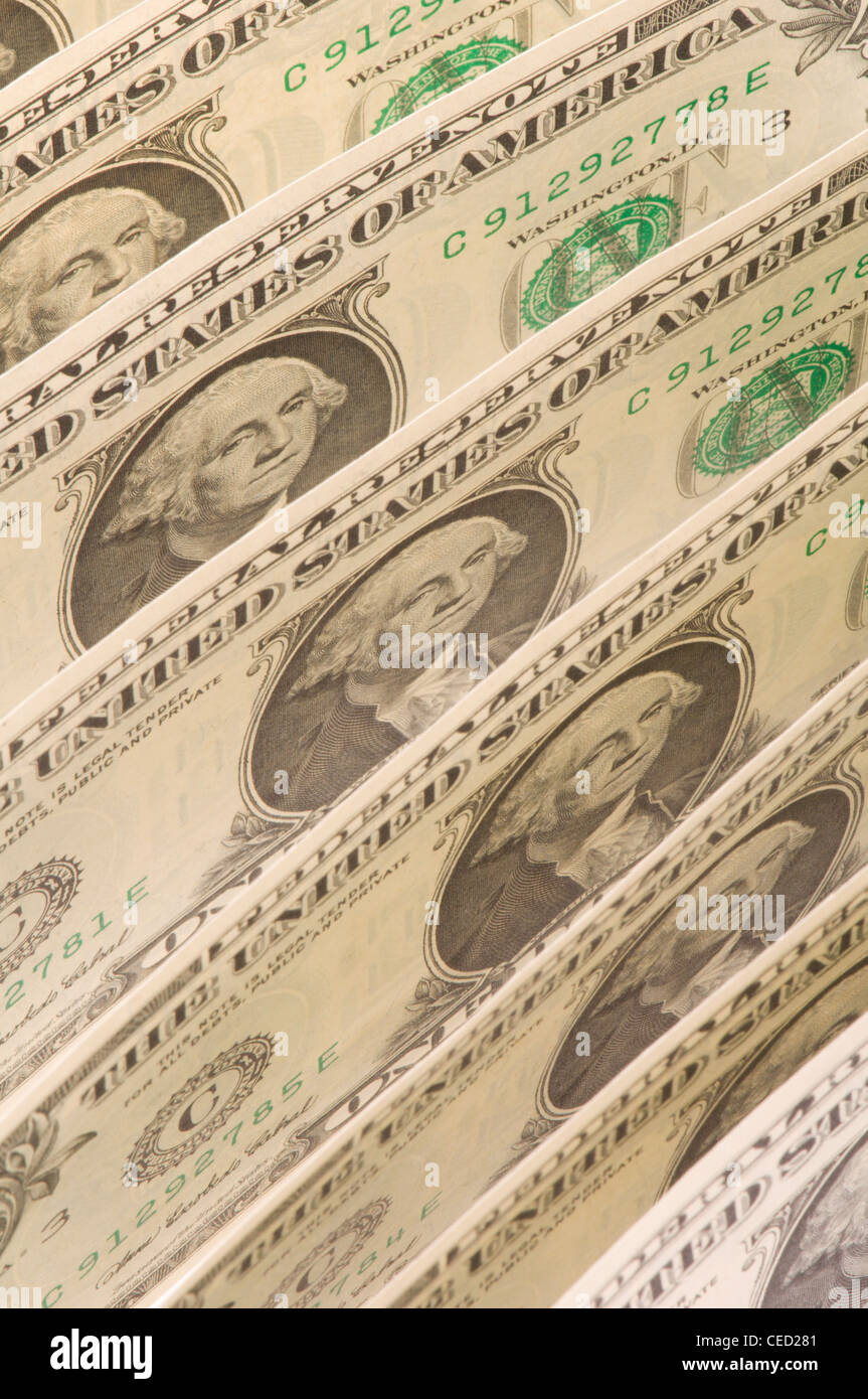 Close up American dollar bills Stock Photo - Alamy