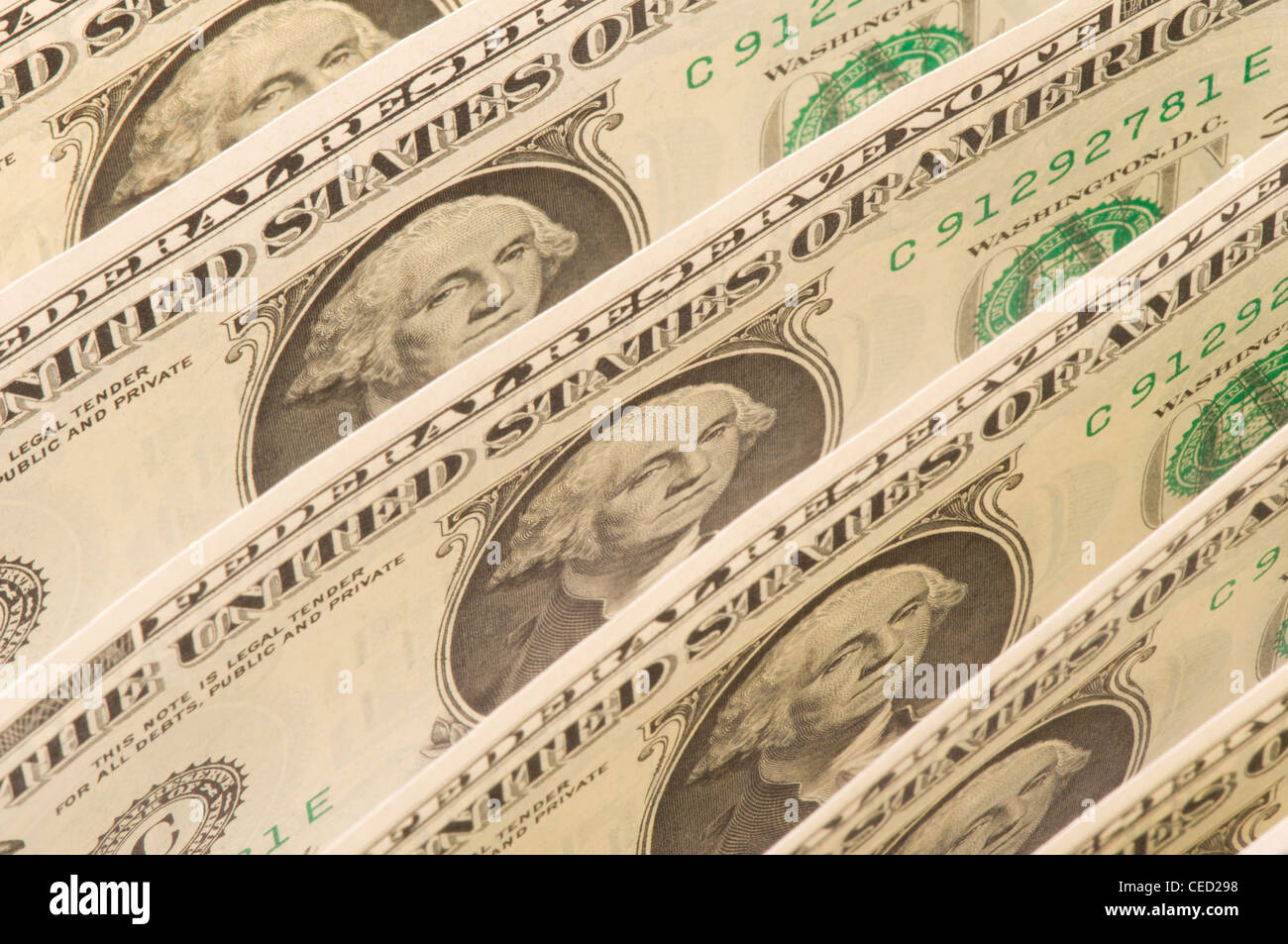 Close up American dollar bills Stock Photo - Alamy