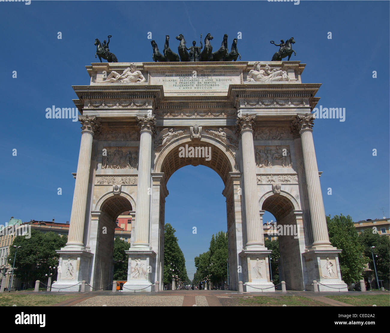 Sempione milan hi-res stock photography and images - Alamy