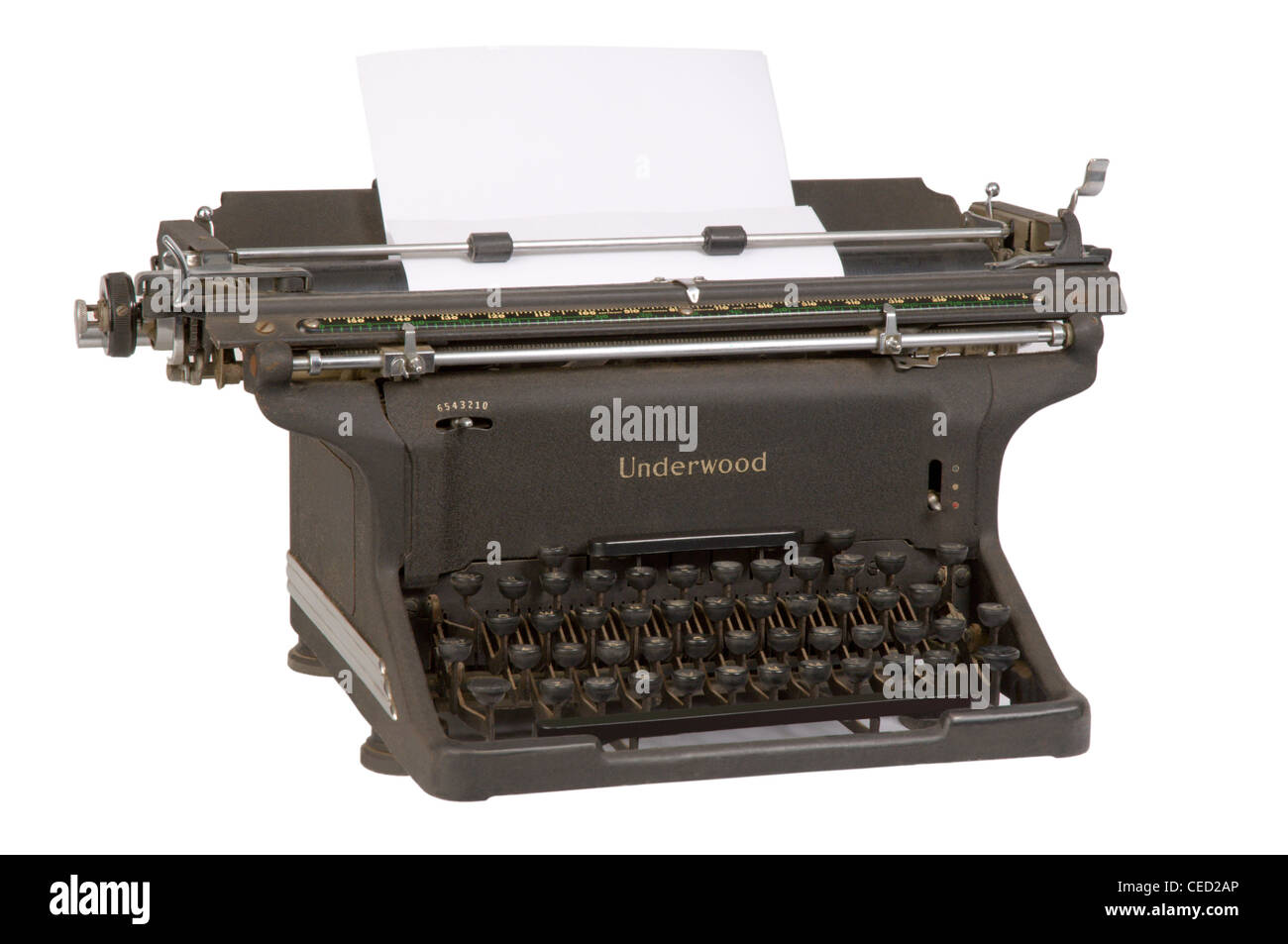 Carbon paper typing Cut Out Stock Images & Pictures - Alamy