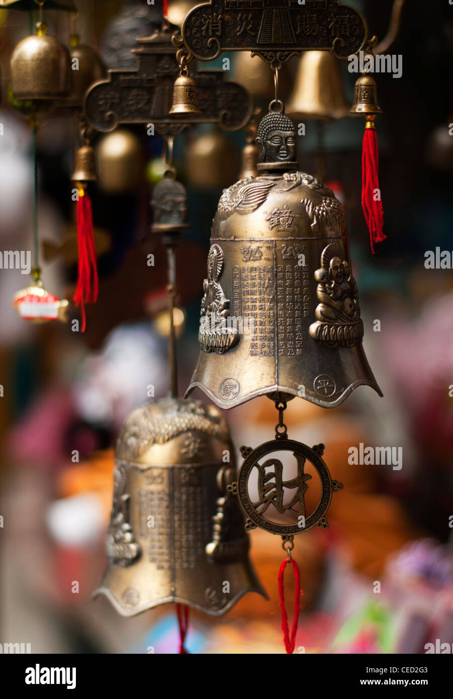 Traditional bells used in Eastern Asia Stock Photo - Alamy