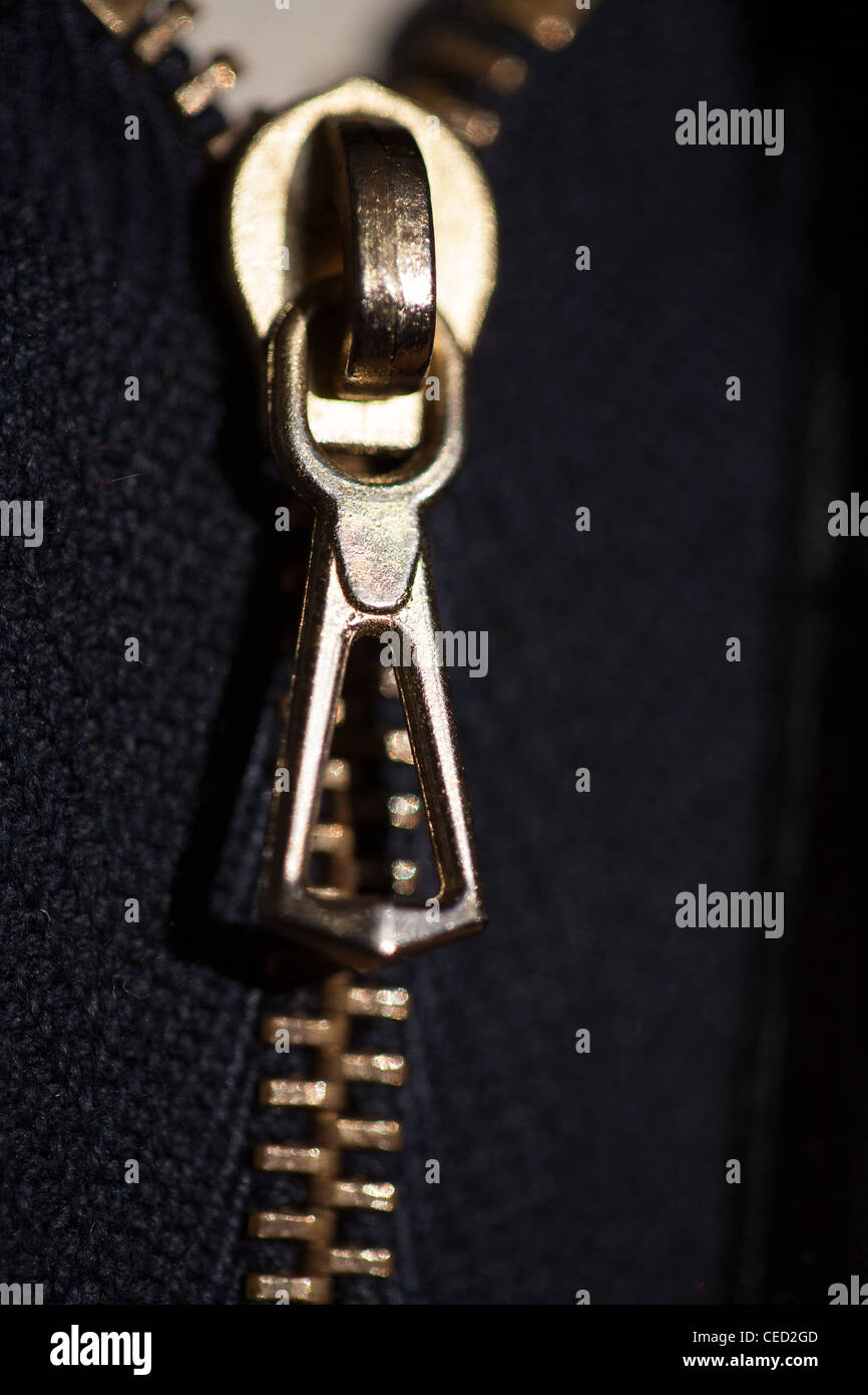 Teeth of zip fastener hi-res stock photography and images - Alamy