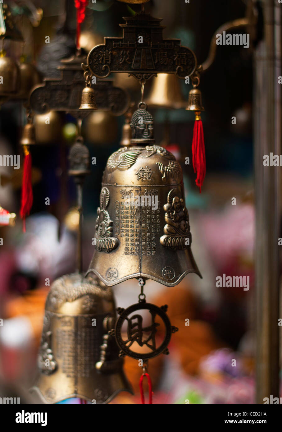 Traditional Asian bells Stock Photo - Alamy
