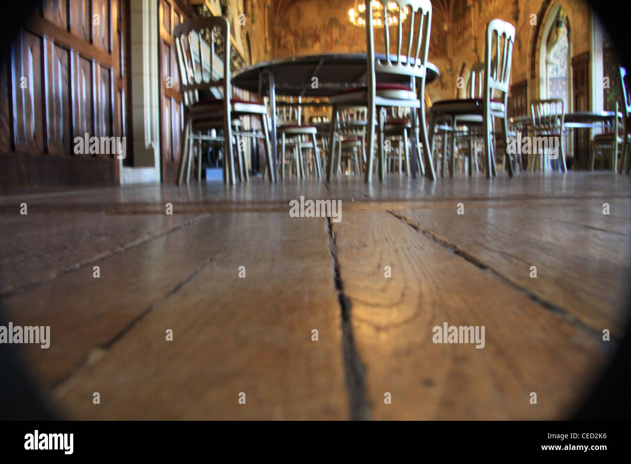 wood flooring in castle Stock Photo - Alamy