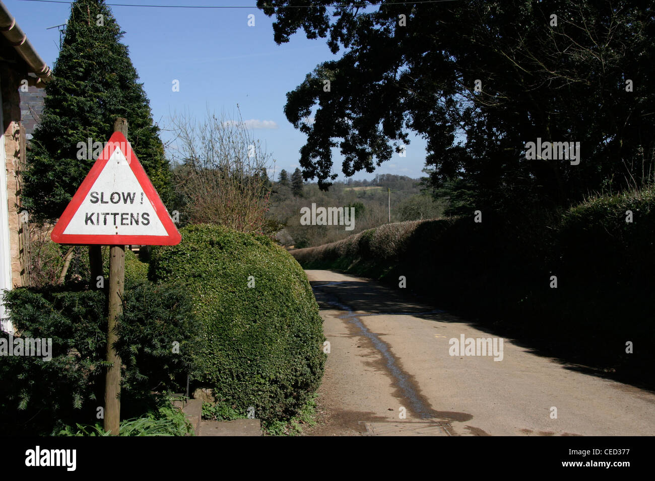 Fake road signs hi-res stock photography and images - Alamy