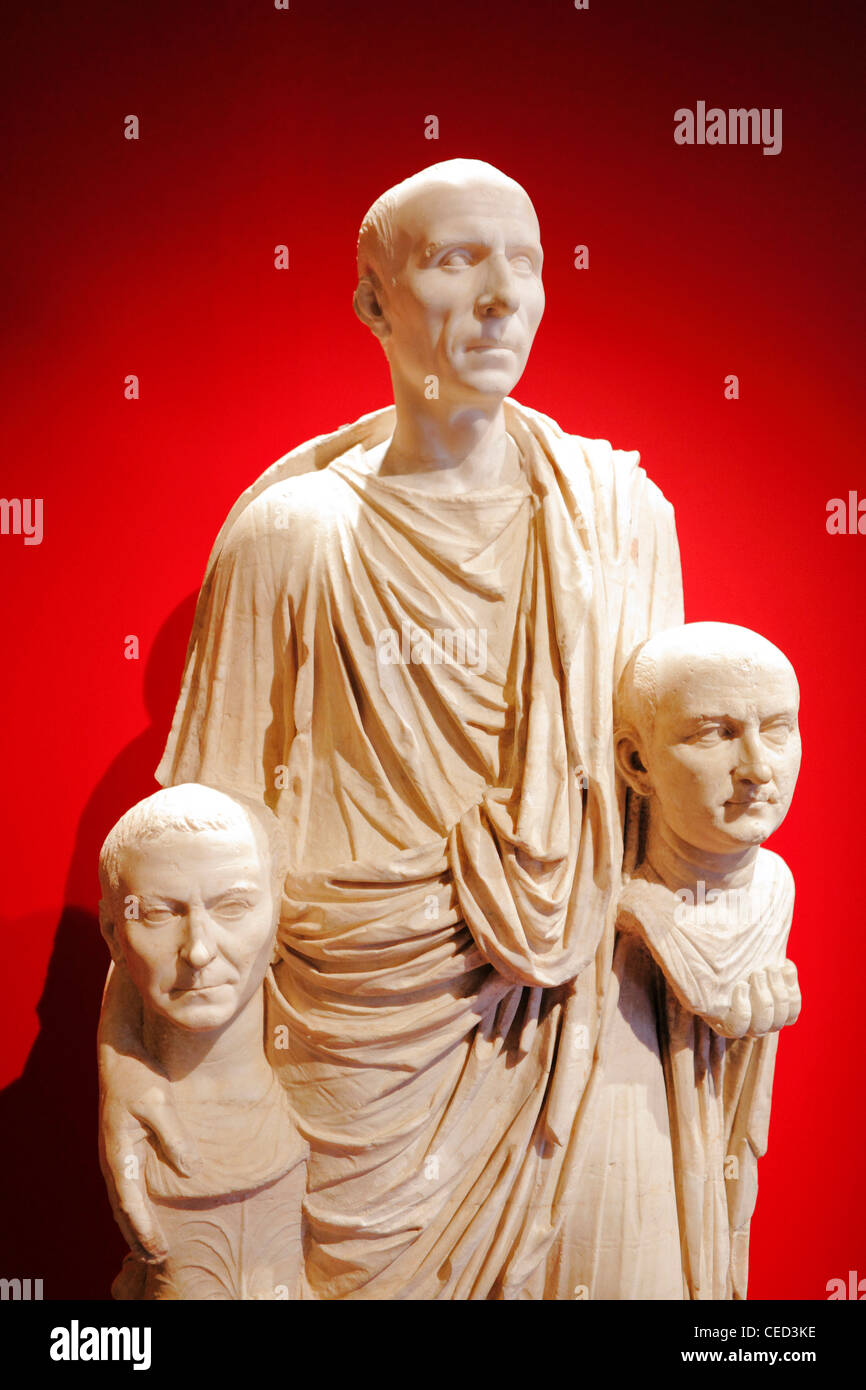 Roman Patrician With Busts Of His Ancestors