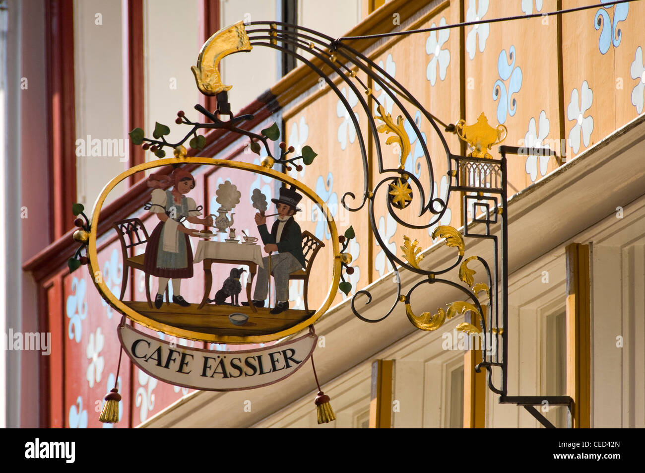 Wrought iron signage High Resolution Stock Photography and Images - Alamy