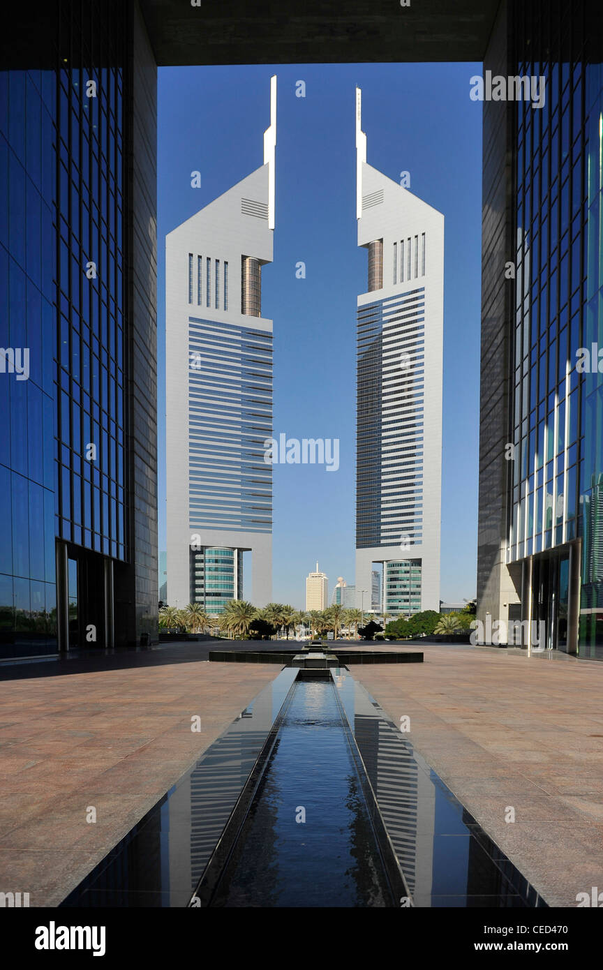 EMIRATES TOWERS, skyscrapers, modern architecture, Financial District ...