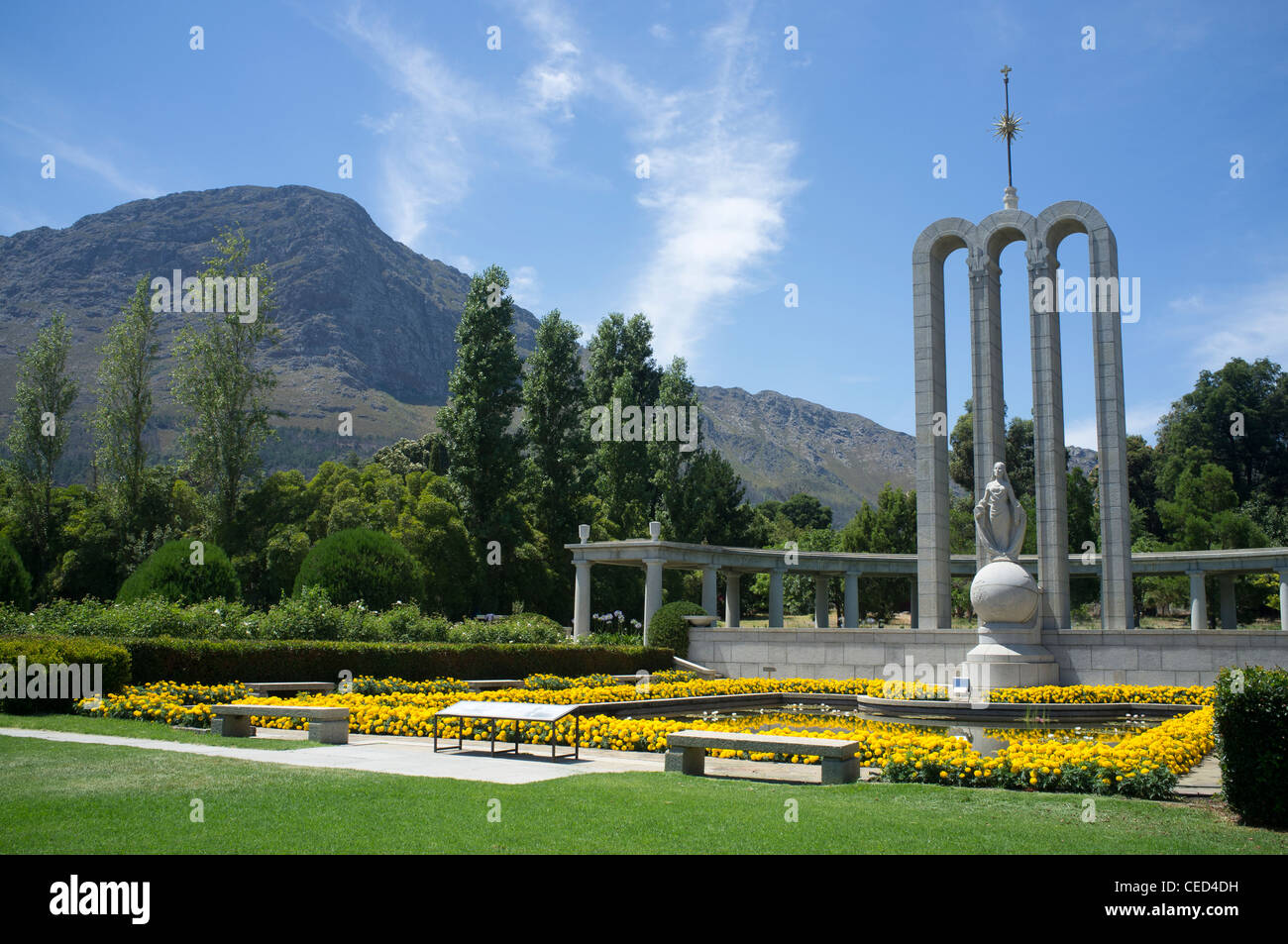 The Huguenot Monument in Franschhoek South Africa Stock Photo - Alamy