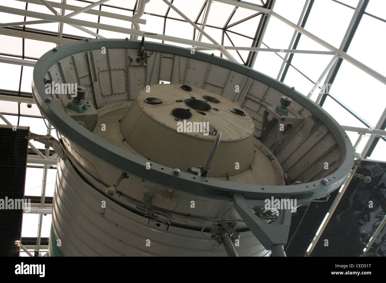 Soyuz 19 Mockup SKD main engines on the Soyuz on display at the ...