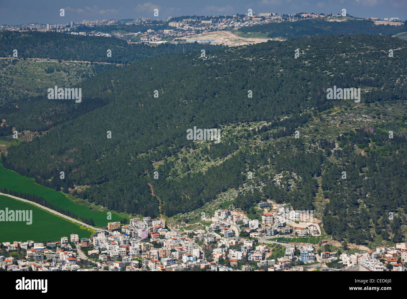 Israel, The Galilee, Mount Tabor, site of the biblical transfiguration ...