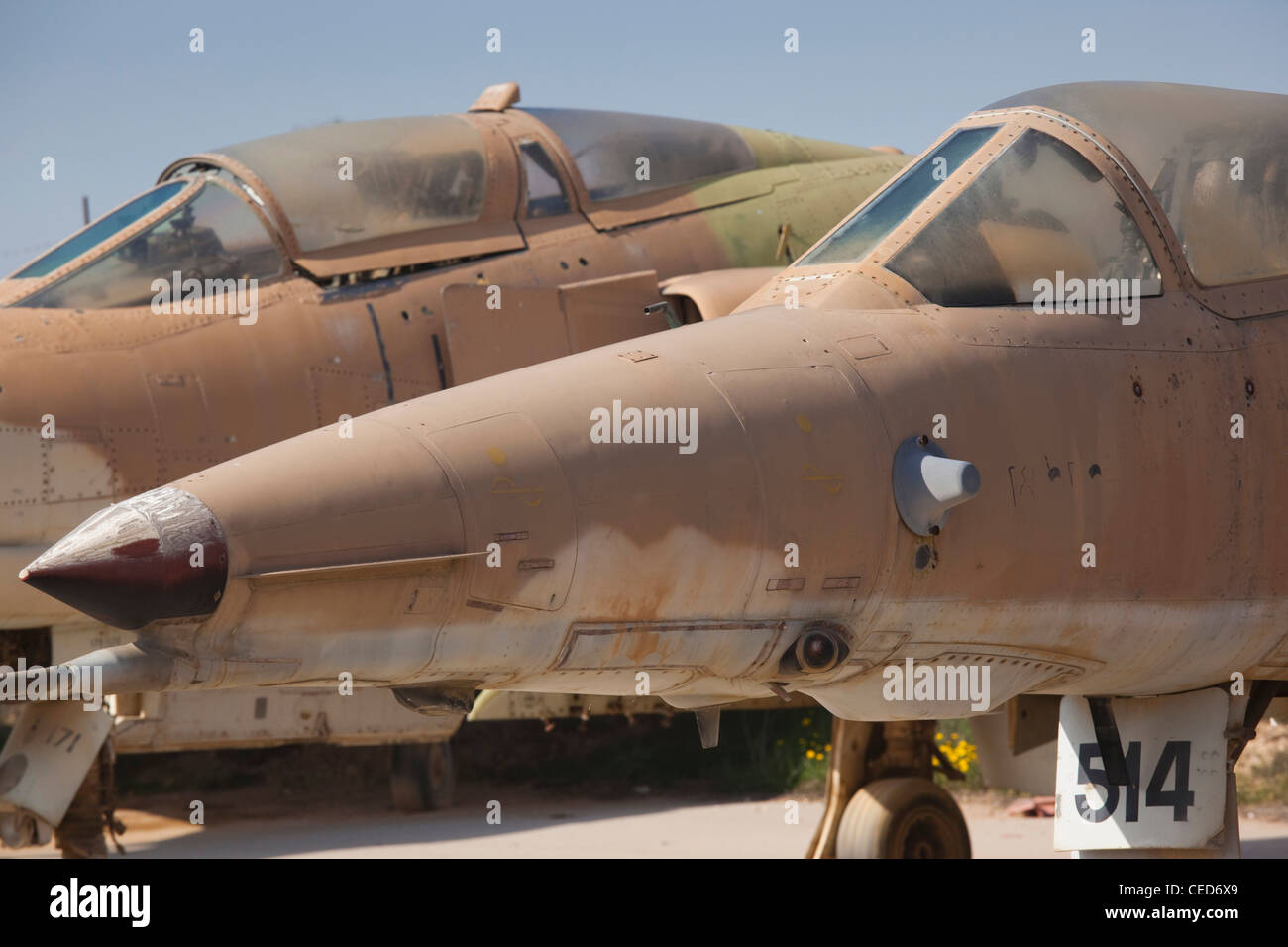 Israel, The Negev, Be-er Sheva, Israeli Air Force Museum, Hatzerim ...