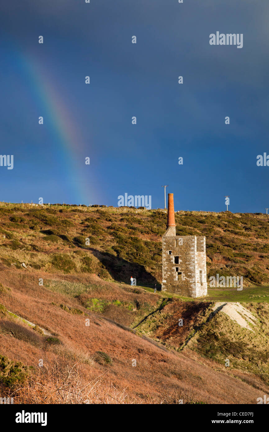 Rinsey; engine house; Cornwall; UK Stock Photo - Alamy