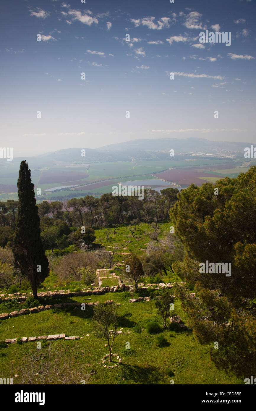 Israel, The Galilee, Mount Tabor, site of the biblical transfiguration ...