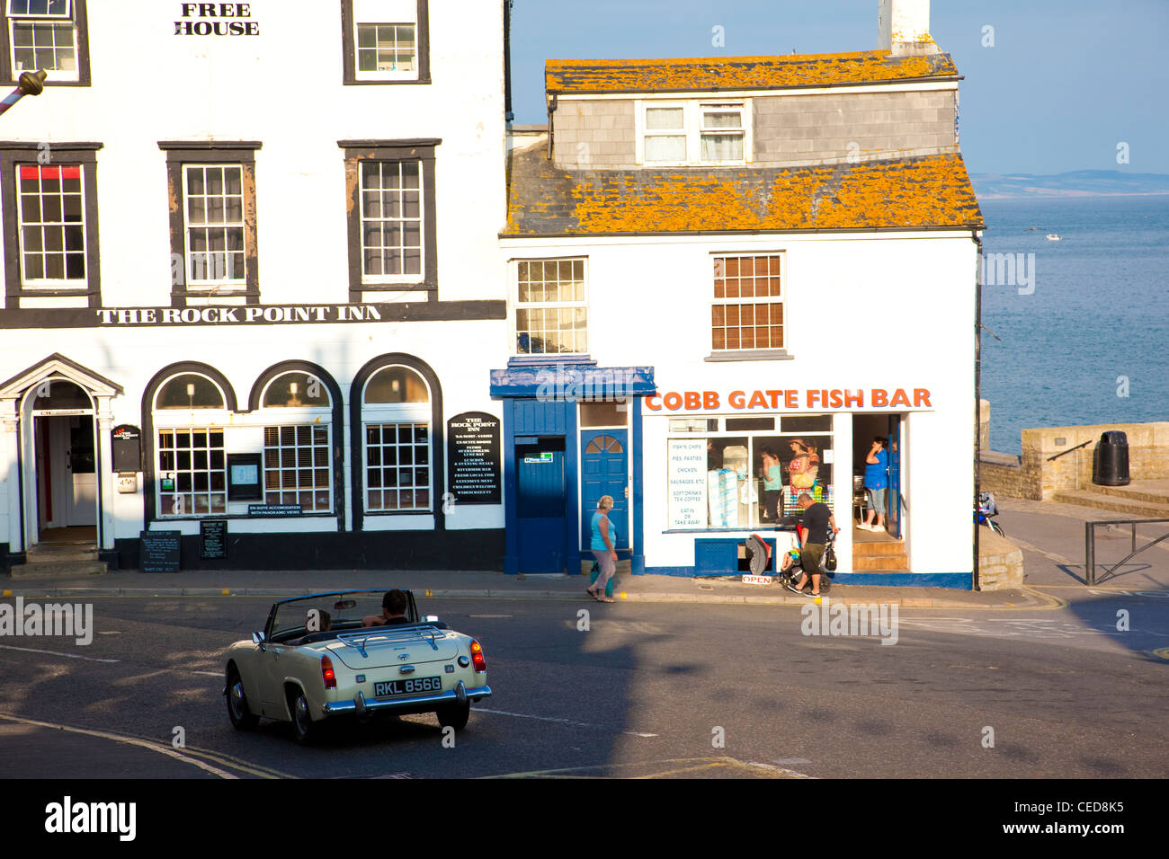 The Cobb Gate Fish Bar and The Rock Point Inn at Lyme Regis, Dorset ...