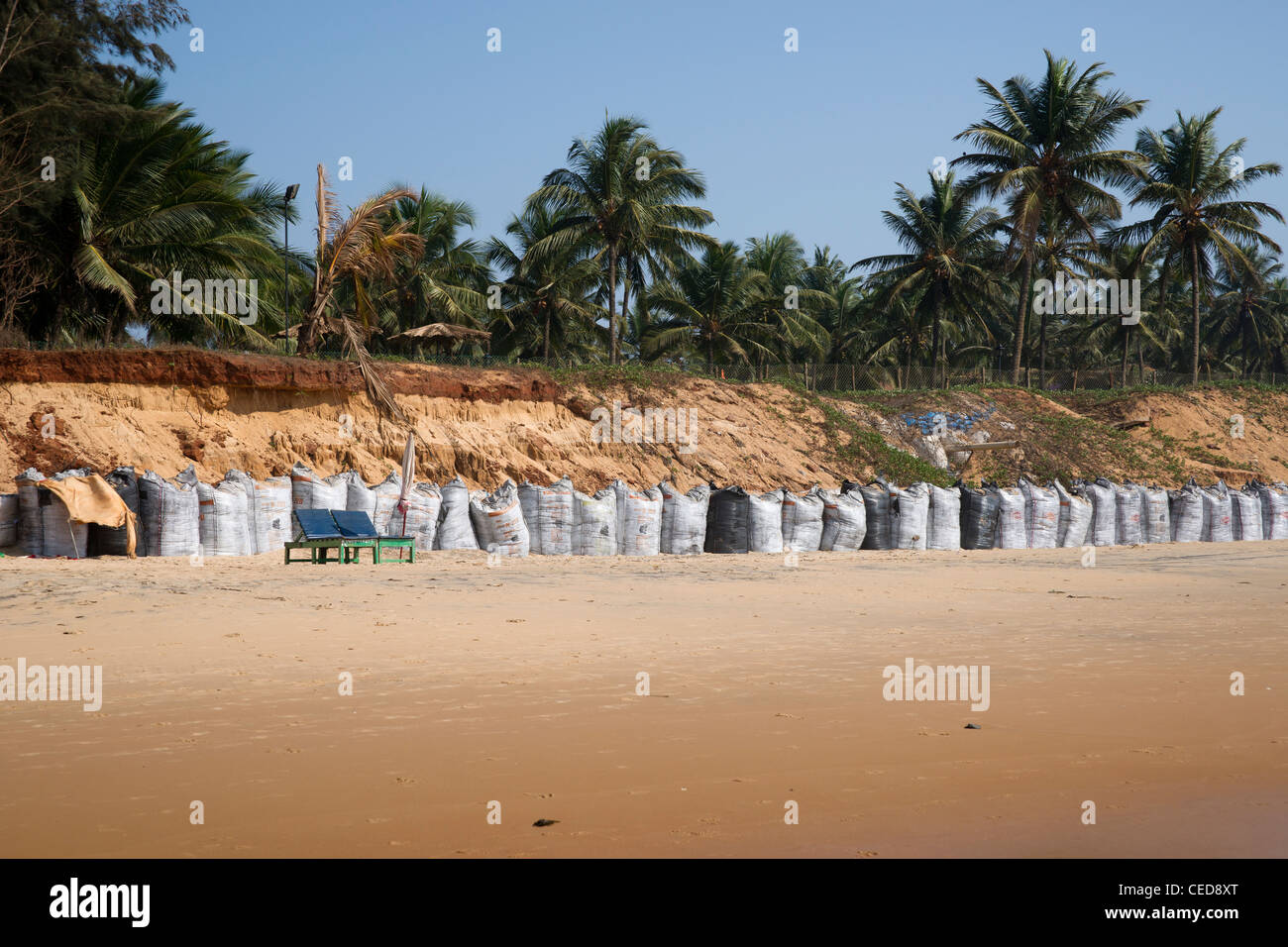 Coastal erosion at Sinquerim, Goa, India Stock Photo - Alamy