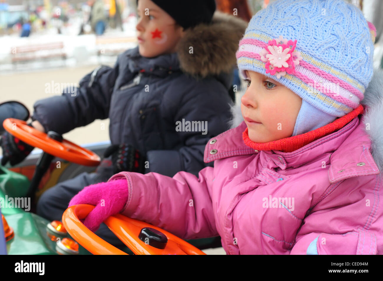 Child waiting turn play park hi-res stock photography and images - Alamy
