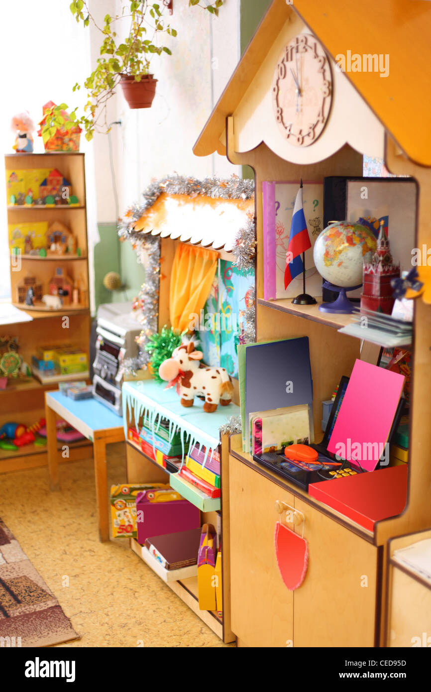 Interior of kindergarten Stock Photo - Alamy