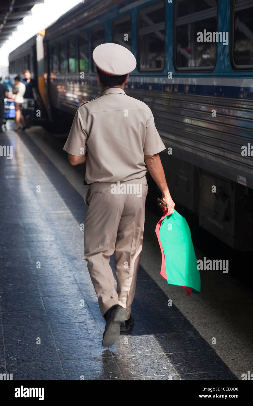 Train guard flag hi-res stock photography and images - Alamy